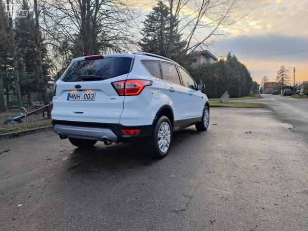 White Ford Kuga 2019 in Kaunas, with an engine capacity of 2.00 L and mileage of 202 thousand km for 13000 €, photo 2 on AUTOMOTO.COM.LV