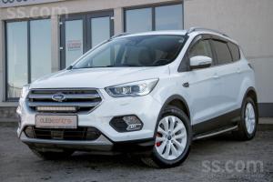 White Ford Kuga 2019 in Tukums, with an engine capacity of 2.00 L and mileage of 226 thousand km for 10998 €, photo  on AUTOMOTO.COM.LV