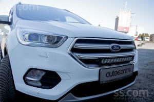 White Ford Kuga 2019 in Tukums, with an engine capacity of 2.00 L and mileage of 226 thousand km for 10998 €, photo 27 on AUTOMOTO.COM.LV