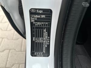 White Ford Kuga 2019 in Vilnius, with an engine capacity of 1.50 L and mileage of 72 thousand km for 11950 €, photo 13 on AUTOMOTO.COM.LV