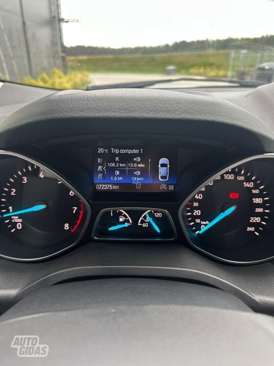 White Ford Kuga 2019 in Vilnius, with an engine capacity of 1.50 L and mileage of 72 thousand km for 11950 €, photo 29 on AUTOMOTO.COM.LV