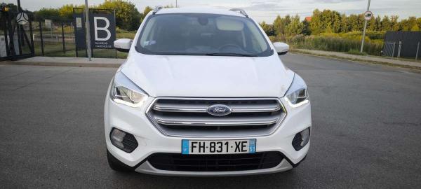Ford Kuga 2019 in Kaunas on AUTOMOTO.COM.LV White Ford Kuga 2019 in Kaunas, with an engine capacity of 1.50 L and mileage of 207 thousand km for 8600 €, photo 3 on AUTOMOTO.COM.LV