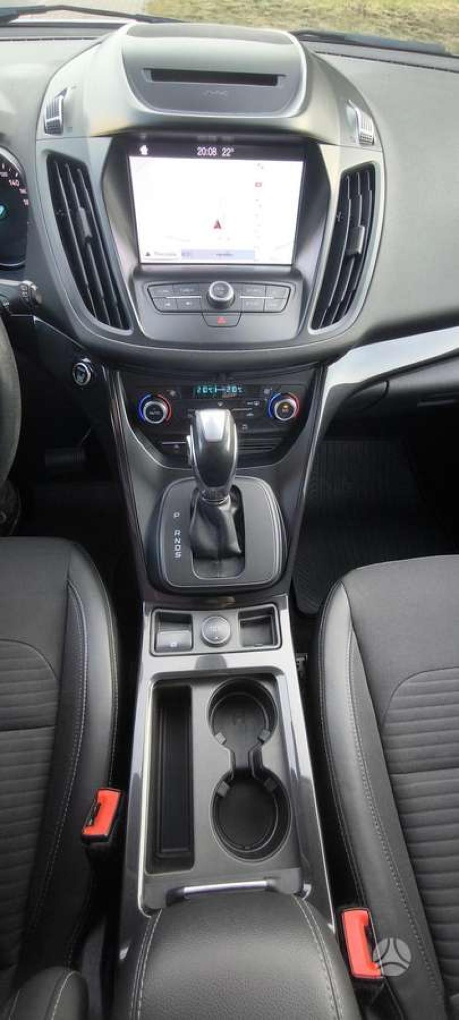 White Ford Kuga 2019 in Kaunas, with an engine capacity of 1.50 L and mileage of 207 thousand km for 8600 €, photo 17 on AUTOMOTO.COM.LV