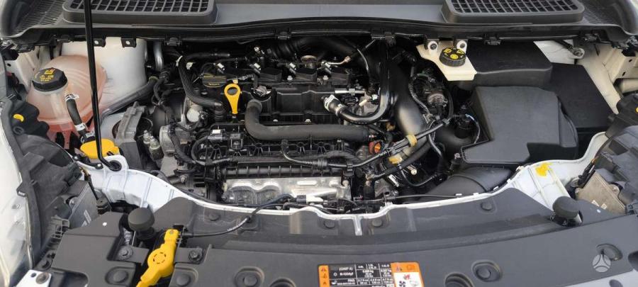 White Ford Kuga 2019 in Kaunas, with an engine capacity of 1.50 L and mileage of 207 thousand km for 8600 €, photo 28 on AUTOMOTO.COM.LV