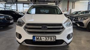 White Ford Kuga 2019 in Riga, with an engine capacity of 2.00 L and mileage of 157 thousand km for 9900 €, photo 8 on AUTOMOTO.COM.LV