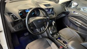 White Ford Kuga 2019 in Riga, with an engine capacity of 2.00 L and mileage of 157 thousand km for 9900 €, photo 13 on AUTOMOTO.COM.LV