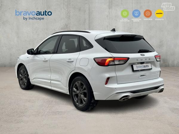 White Ford Kuga 2021 in Kaunas, with an engine capacity of 1.50 L and mileage of 120 thousand km for 18974 €, photo 3 on AUTOMOTO.COM.LV