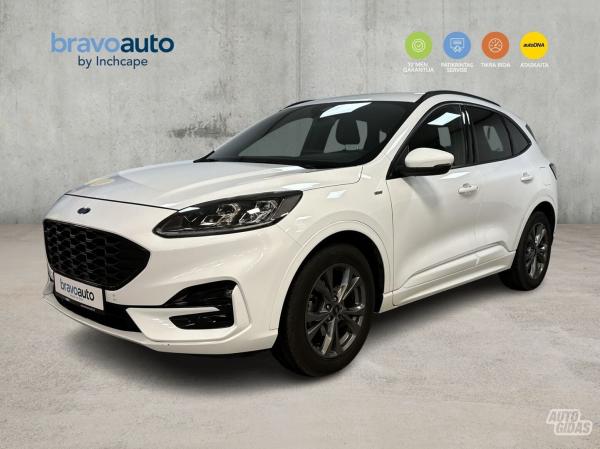 White Ford Kuga 2021 in Vilnius, with an engine capacity of 2.50 L and mileage of 115 thousand km for 21551 €, photo 1 on AUTOMOTO.COM.LV