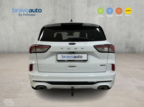 White Ford Kuga 2021 in Vilnius, with an engine capacity of 2.50 L and mileage of 115 thousand km for 21551 €, photo 4 on AUTOMOTO.COM.LV