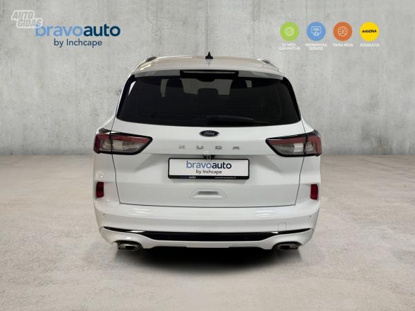 White Ford Kuga 2021 in Vilnius, with an engine capacity of 1.50 L and mileage of 120 thousand km for 16000 €, photo 4 on AUTOMOTO.COM.LV