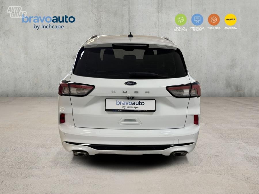 White Ford Kuga 2021 in Vilnius, with an engine capacity of 1.50 L and mileage of 120 thousand km for 16000 €, photo 5 on AUTOMOTO.COM.LV