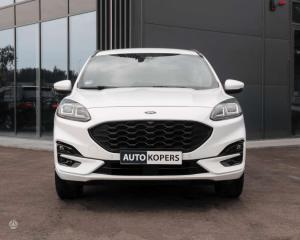 White Ford Kuga 2021 in Kaunas, with an engine capacity of 2.50 L and mileage of 75 thousand km for 23500 €, photo  on AUTOMOTO.COM.LV