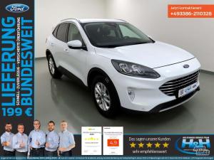 White Ford Kuga 2022 in Kaunas, with an engine capacity of 2.50 L and mileage of 28 thousand km for 26252 €, photo 2 on AUTOMOTO.COM.LV
