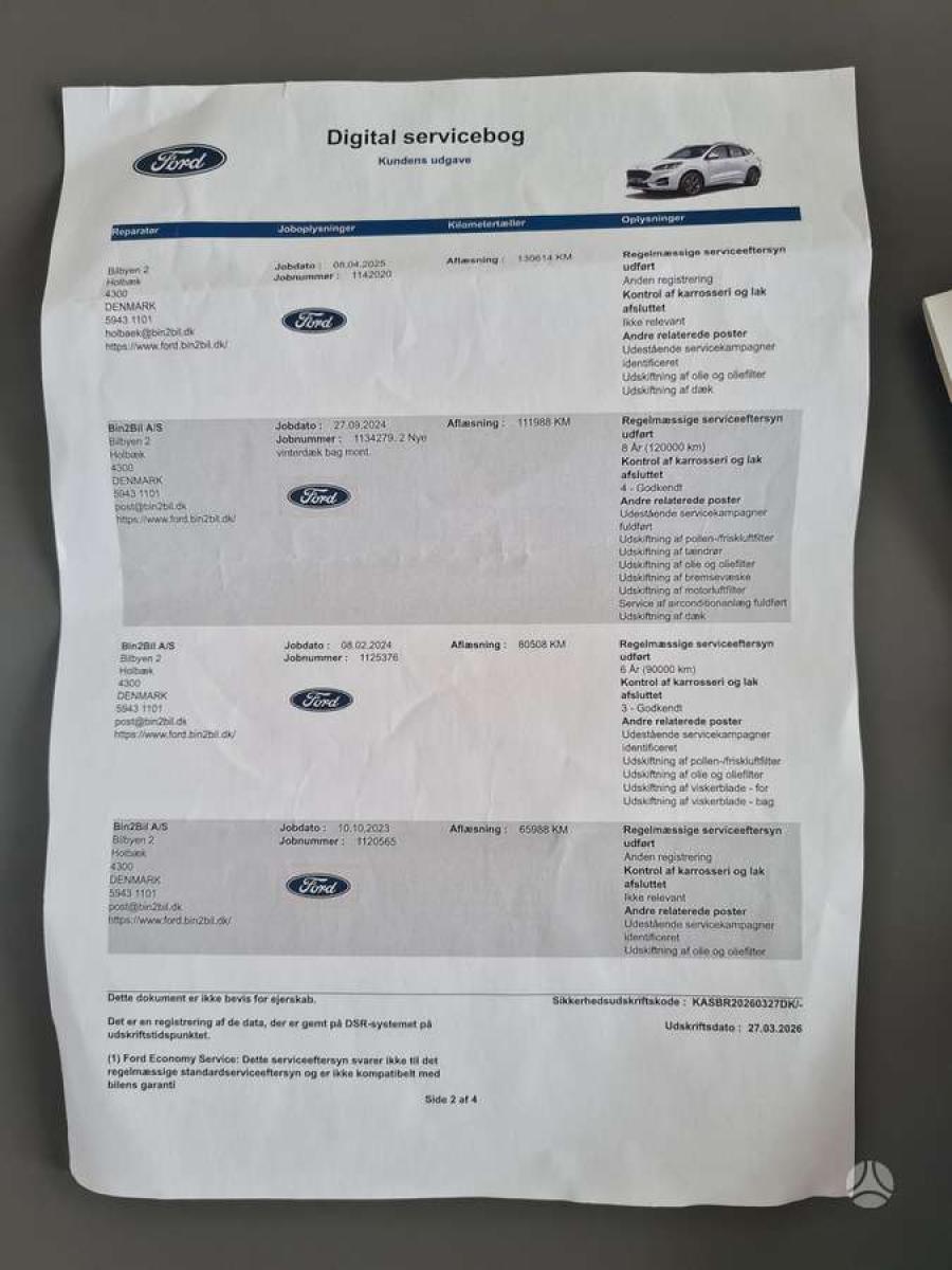 Balts Ford Kuga 2022 Šauļi, ar dzinēja tilpumu 2.49 L un nobraukumu 180 tūkst. km par 16880 €, foto 35 vietnē AUTOMOTO.COM.LV
