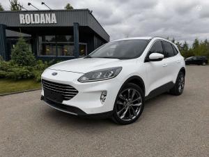 White Ford Kuga 2022 in Pakruojis, with an engine capacity of 2.00 L and mileage of 144 thousand km for 14900 €, photo  on AUTOMOTO.COM.LV