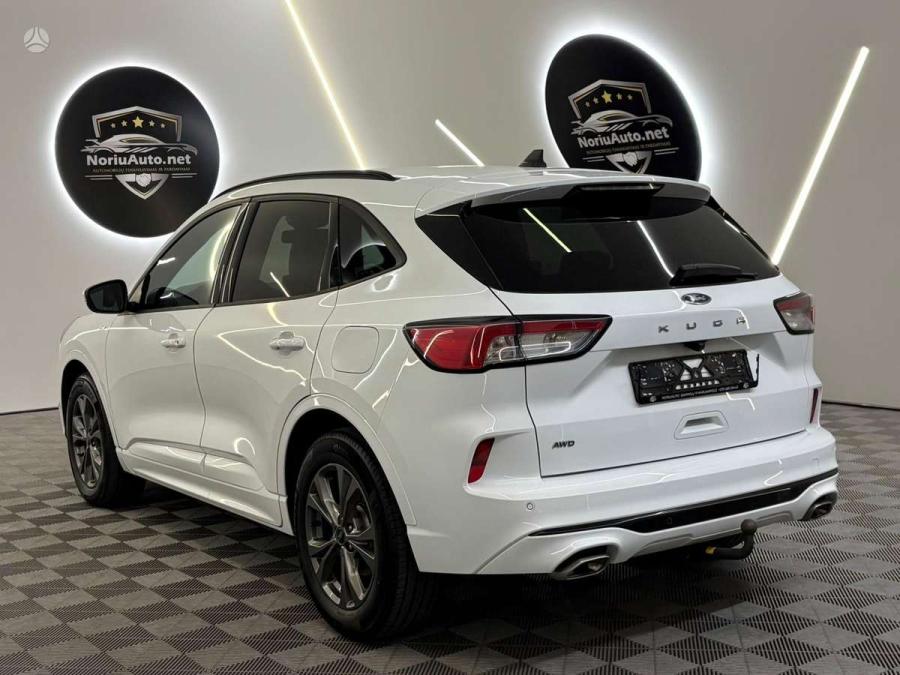 White Ford Kuga 2022 in Marijampole, with an engine capacity of 2.00 L and mileage of 241 thousand km for 15860 €, photo 29 on AUTOMOTO.COM.LV