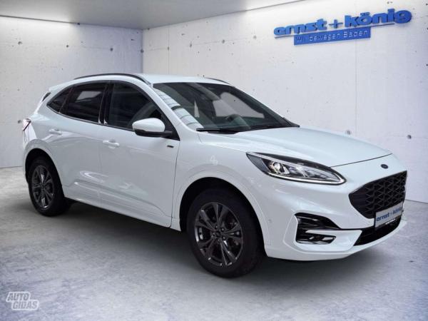 White Ford Kuga 2023 in Kaunas, with an engine capacity of 2.50 L and mileage of 84 thousand km for 25274 €, photo 2 on AUTOMOTO.COM.LV