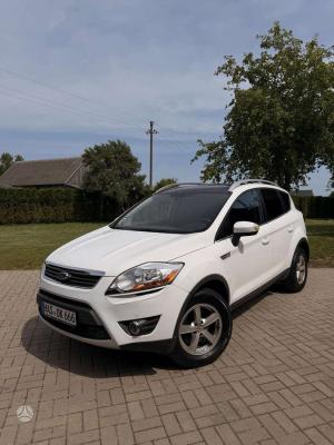 White Ford Kuga 2009 in Rokiskis, with an engine capacity of 2.00 L and mileage of 311 thousand km for 4200 €, photo  on AUTOMOTO.COM.LV