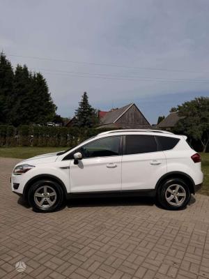 White Ford Kuga 2009 in Rokiskis, with an engine capacity of 2.00 L and mileage of 311 thousand km for 4200 €, photo 5 on AUTOMOTO.COM.LV