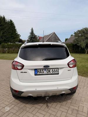 White Ford Kuga 2009 in Rokiskis, with an engine capacity of 2.00 L and mileage of 311 thousand km for 4200 €, photo 11 on AUTOMOTO.COM.LV