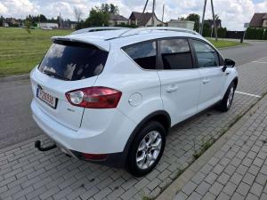 White Ford Kuga 2009 in Vilkaviskis, with an engine capacity of 2.00 L and mileage of 284 thousand km for 4950 €, photo 5 on AUTOMOTO.COM.LV