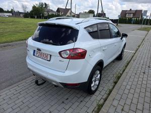 White Ford Kuga 2009 in Vilkaviskis, with an engine capacity of 2.00 L and mileage of 284 thousand km for 4950 €, photo 8 on AUTOMOTO.COM.LV