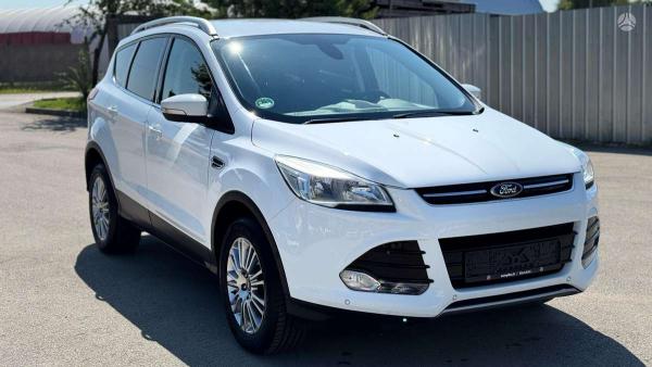 White Ford Kuga 2014 in Telschi, with an engine capacity of 1.60 L and mileage of 179 thousand km for 7800 €, photo 1 on AUTOMOTO.COM.LV