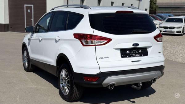 White Ford Kuga 2014 in Telschi, with an engine capacity of 1.60 L and mileage of 179 thousand km for 7800 €, photo 6 on AUTOMOTO.COM.LV
