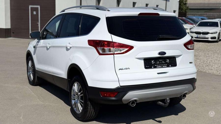White Ford Kuga 2014 in Telschi, with an engine capacity of 1.60 L and mileage of 179 thousand km for 7800 €, photo 7 on AUTOMOTO.COM.LV