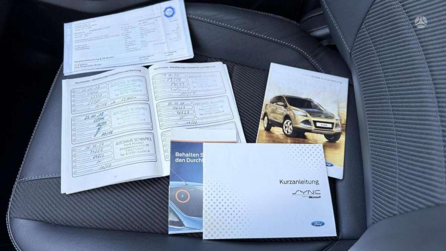 White Ford Kuga 2014 in Telschi, with an engine capacity of 1.60 L and mileage of 179 thousand km for 7800 €, photo 29 on AUTOMOTO.COM.LV