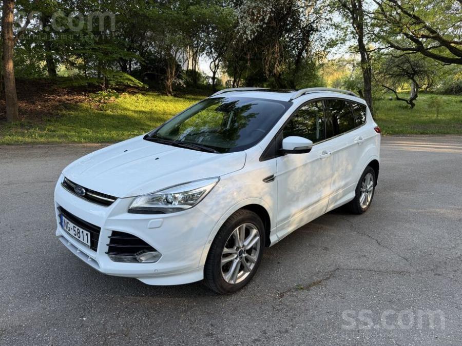 Balts Ford Kuga 2016 Saldus, ar dzinēja tilpumu 2.00 L un nobraukumu 187 tūkst. km par 8700 €, foto 1 vietnē AUTOMOTO.COM.LV