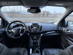 Balts Ford Kuga 2016 Saldus, ar dzinēja tilpumu 2.00 L un nobraukumu 187 tūkst. km par 8700 €, foto 6 vietnē AUTOMOTO.COM.LV