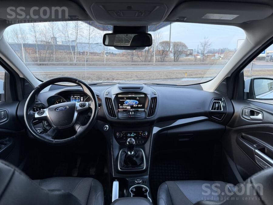 Balts Ford Kuga 2016 Saldus, ar dzinēja tilpumu 2.00 L un nobraukumu 187 tūkst. km par 8700 €, foto 6 vietnē AUTOMOTO.COM.LV