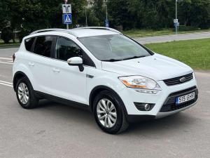 White Ford Kuga 2012 in Narva, with an engine capacity of 2.00 L and mileage of 216 thousand km for 3999 €, photo 15 on AUTOMOTO.COM.LV
