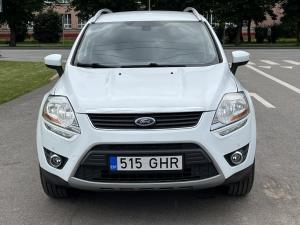 White Ford Kuga 2012 in Narva, with an engine capacity of 2.00 L and mileage of 216 thousand km for 3999 €, photo 16 on AUTOMOTO.COM.LV