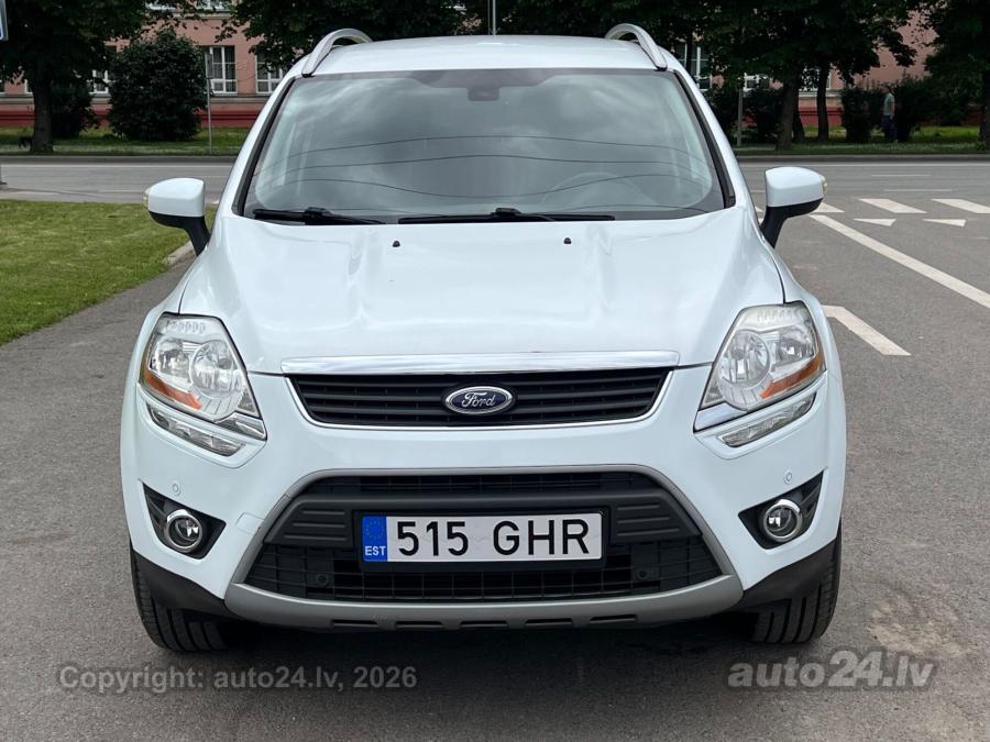 White Ford Kuga 2012 in Narva, with an engine capacity of 2.00 L and mileage of 216 thousand km for 3999 €, photo 3 on AUTOMOTO.COM.LV