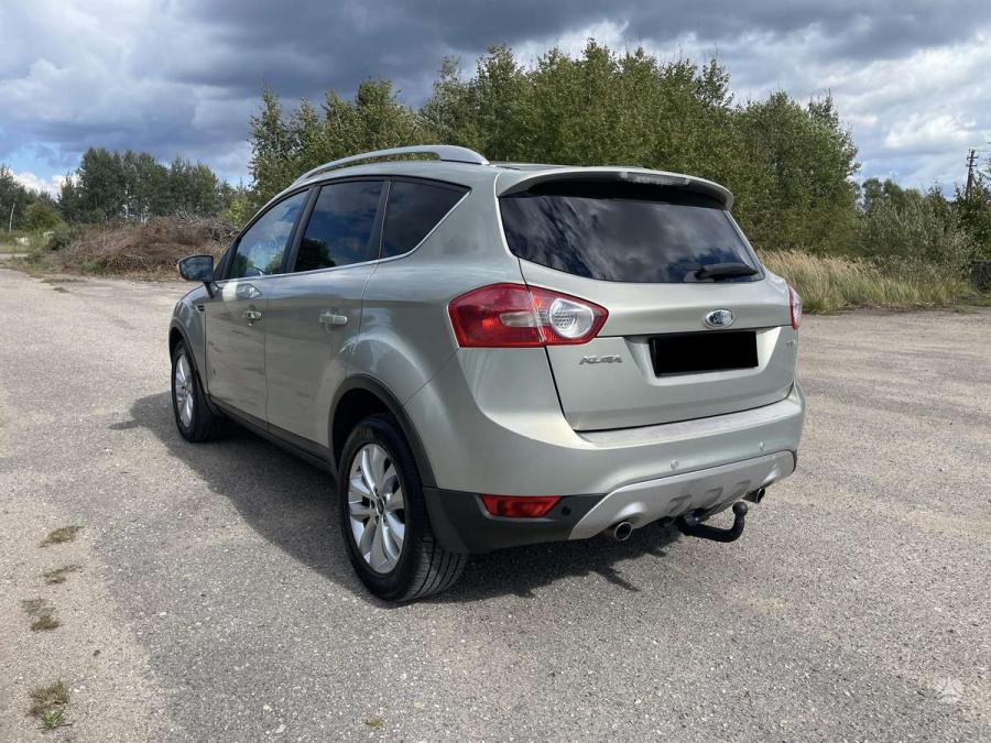 Dzeltens Ford Kuga 2009 Ukmergė, ar dzinēja tilpumu 2.00 L un nobraukumu 255 tūkst. km par 3100 €, foto 8 vietnē AUTOMOTO.COM.LV