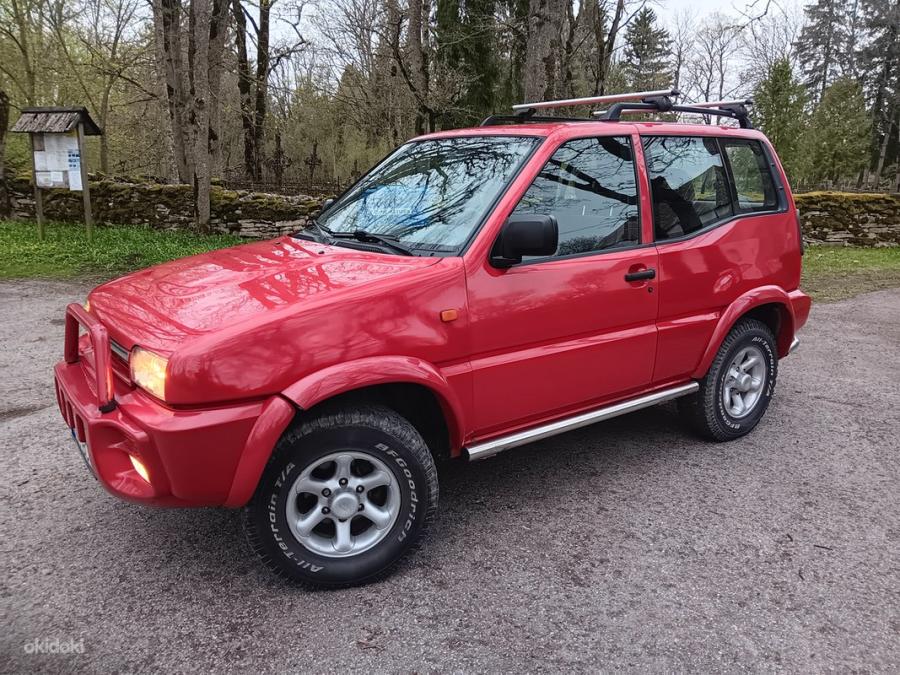 Sarkans Ford Maverick 1995 Tallina, ar dzinēja tilpumu 2.40 L un nobraukumu 231 tūkst. km par 3300 €, foto 24 vietnē AUTOMOTO.COM.LV