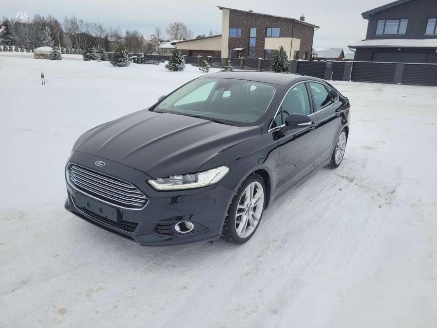 Melns Ford Mondeo 2015 Raseiniai, ar dzinēja tilpumu 2.00 L un nobraukumu 263 tūkst. km par 6850 €, foto 1 vietnē AUTOMOTO.COM.LV