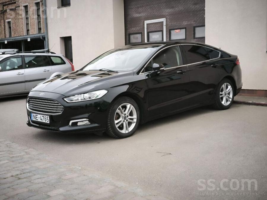 Black Ford Mondeo 2017 in Riga, with an engine capacity of 2.00 L and mileage of 253 thousand km for 7700 €, photo 1 on AUTOMOTO.COM.LV