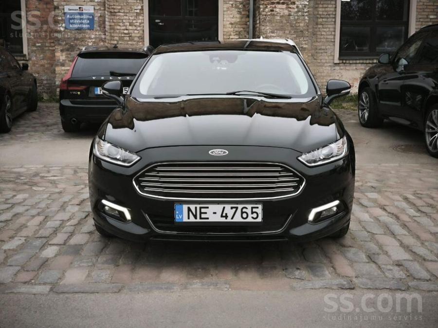 Black Ford Mondeo 2017 in Riga, with an engine capacity of 2.00 L and mileage of 253 thousand km for 7700 €, photo 3 on AUTOMOTO.COM.LV
