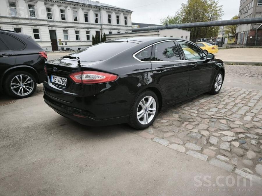 Black Ford Mondeo 2017 in Riga, with an engine capacity of 2.00 L and mileage of 253 thousand km for 7700 €, photo 6 on AUTOMOTO.COM.LV