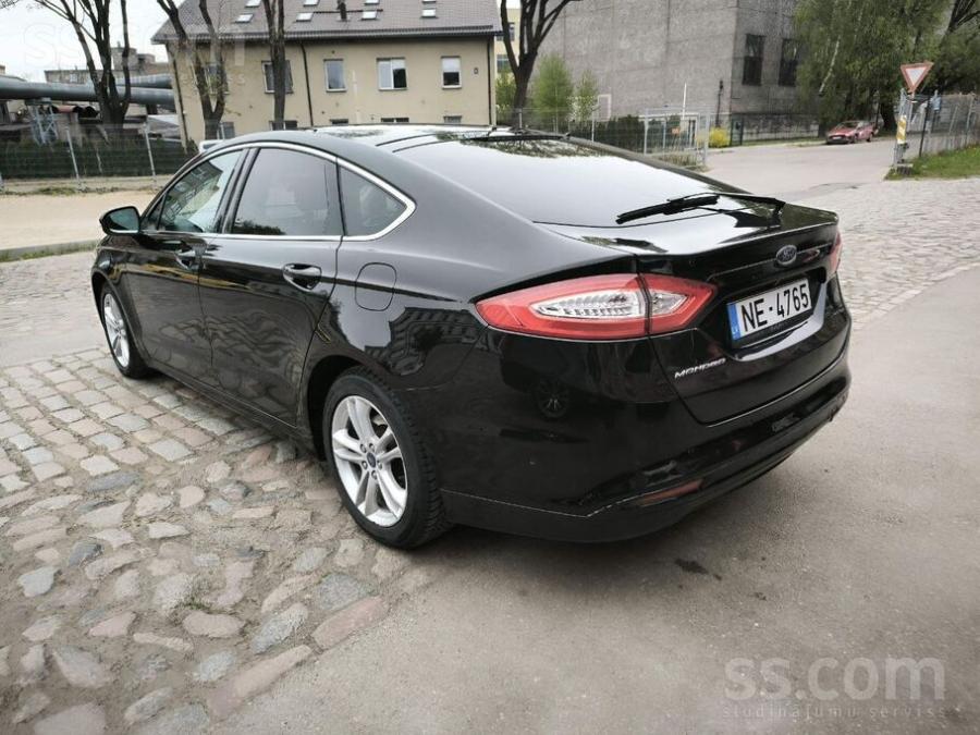 Black Ford Mondeo 2017 in Riga, with an engine capacity of 2.00 L and mileage of 253 thousand km for 7700 €, photo 7 on AUTOMOTO.COM.LV