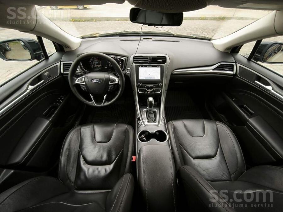 Black Ford Mondeo 2017 in Riga, with an engine capacity of 2.00 L and mileage of 253 thousand km for 7700 €, photo 8 on AUTOMOTO.COM.LV