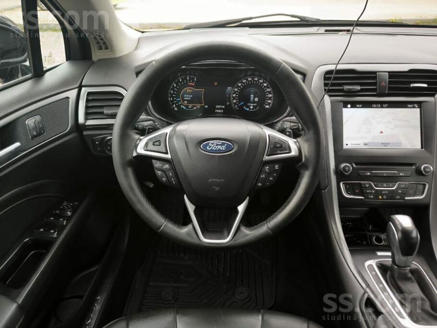 Black Ford Mondeo 2017 in Riga, with an engine capacity of 2.00 L and mileage of 253 thousand km for 7700 €, photo 9 on AUTOMOTO.COM.LV