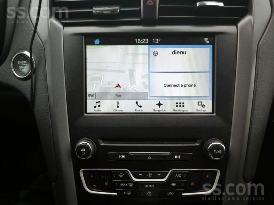 Black Ford Mondeo 2017 in Riga, with an engine capacity of 2.00 L and mileage of 253 thousand km for 7700 €, photo 13 on AUTOMOTO.COM.LV