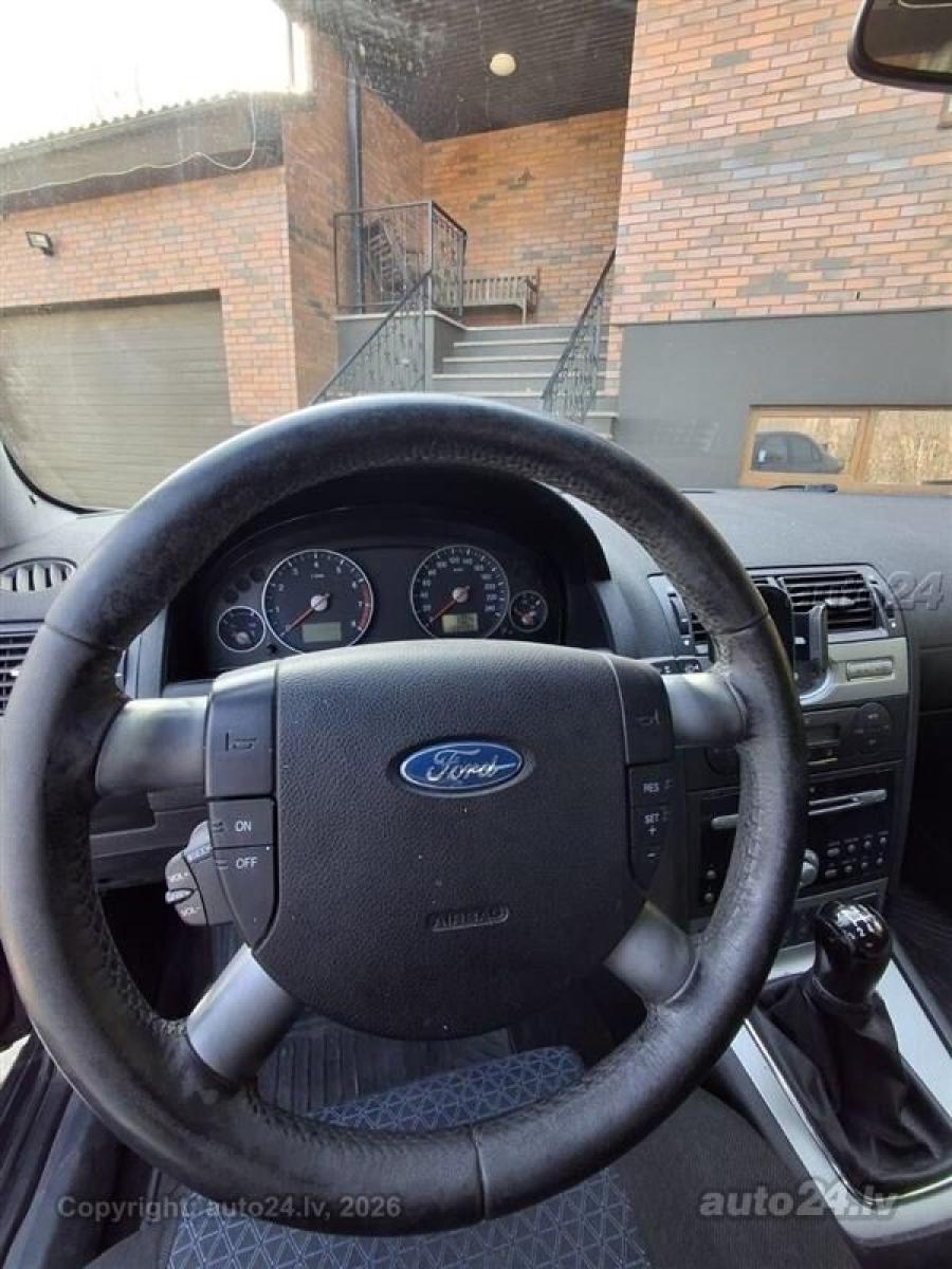 Black Ford Mondeo 2007 in Tallinn, with an engine capacity of 1.80 L and mileage of 188 thousand km for 1400 €, photo 7 on AUTOMOTO.COM.LV