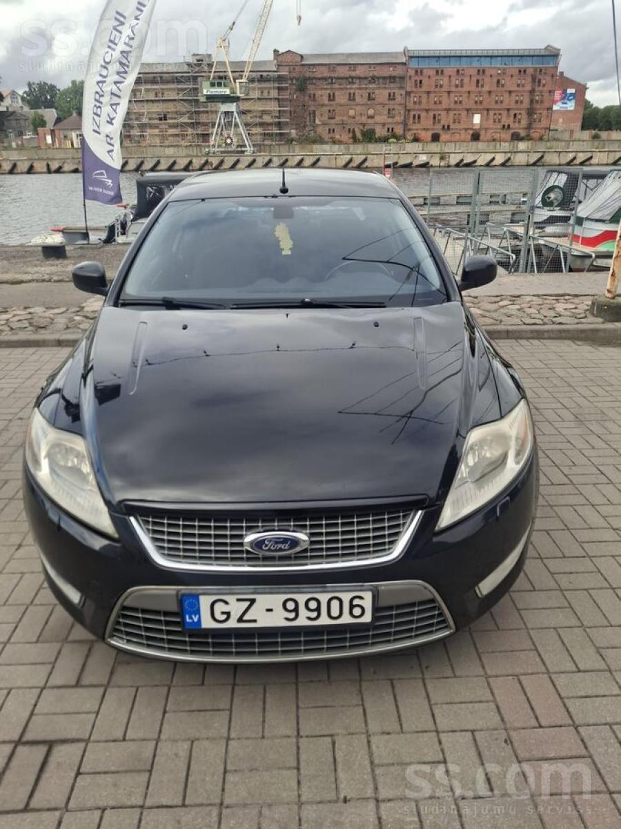 Black Ford Mondeo 2008 in Liepaja, with an engine capacity of 2.00 L and mileage of 175 thousand km for 2050 €, photo 3 on AUTOMOTO.COM.LV