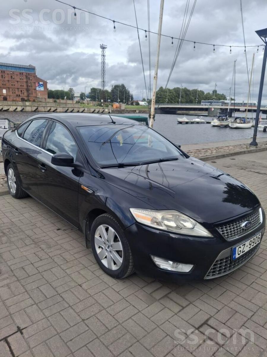 Black Ford Mondeo 2008 in Liepaja, with an engine capacity of 2.00 L and mileage of 175 thousand km for 2050 €, photo 4 on AUTOMOTO.COM.LV