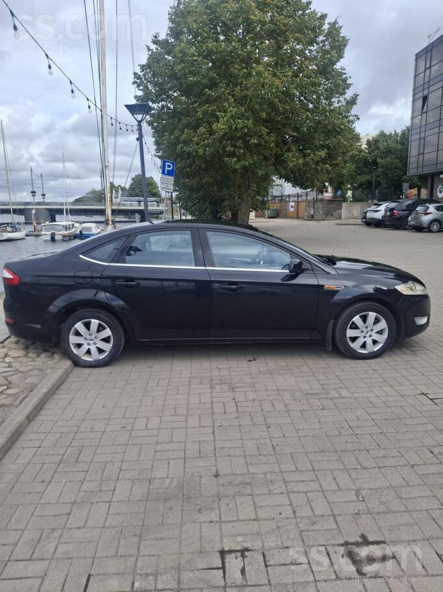 Black Ford Mondeo 2008 in Liepaja, with an engine capacity of 2.00 L and mileage of 175 thousand km for 2050 €, photo 5 on AUTOMOTO.COM.LV
